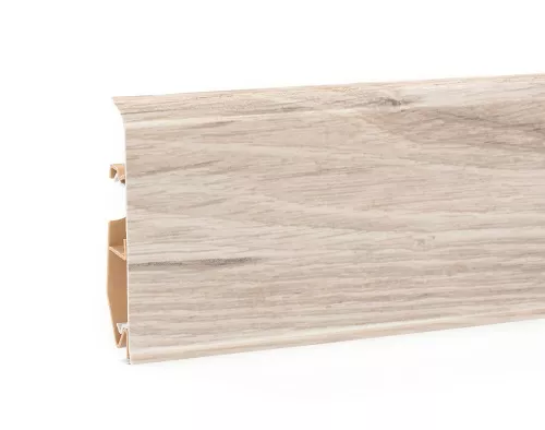 Plinta parchet PVC, cu canal cablu, EVO PP70-0-014, stejar husky, x