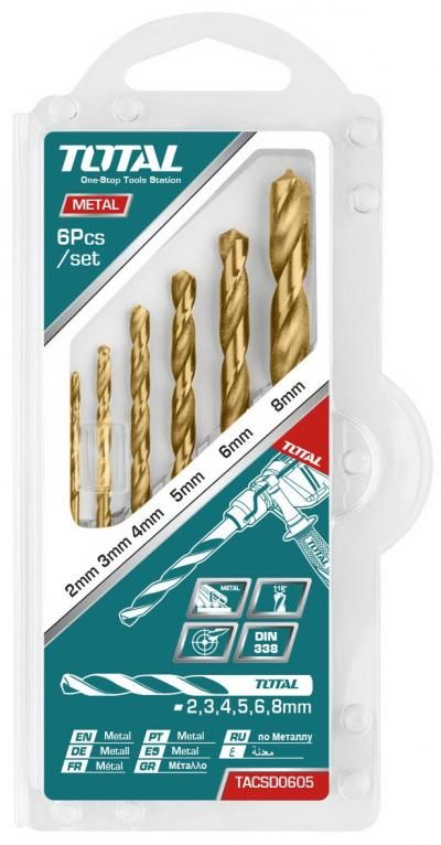 Set Burghiu Pentru Metal Hss6buc Tacsd0605