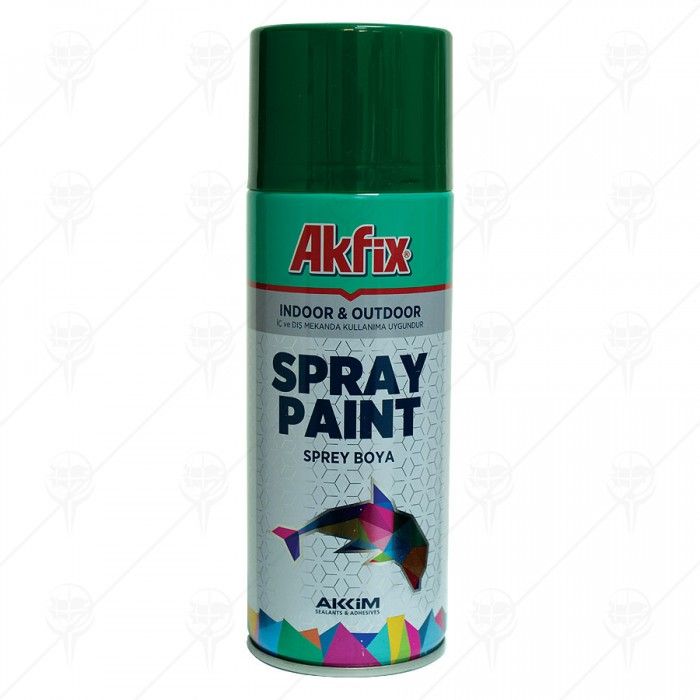Akfix Spray Paint RAL 6016 verde lucios 400ML