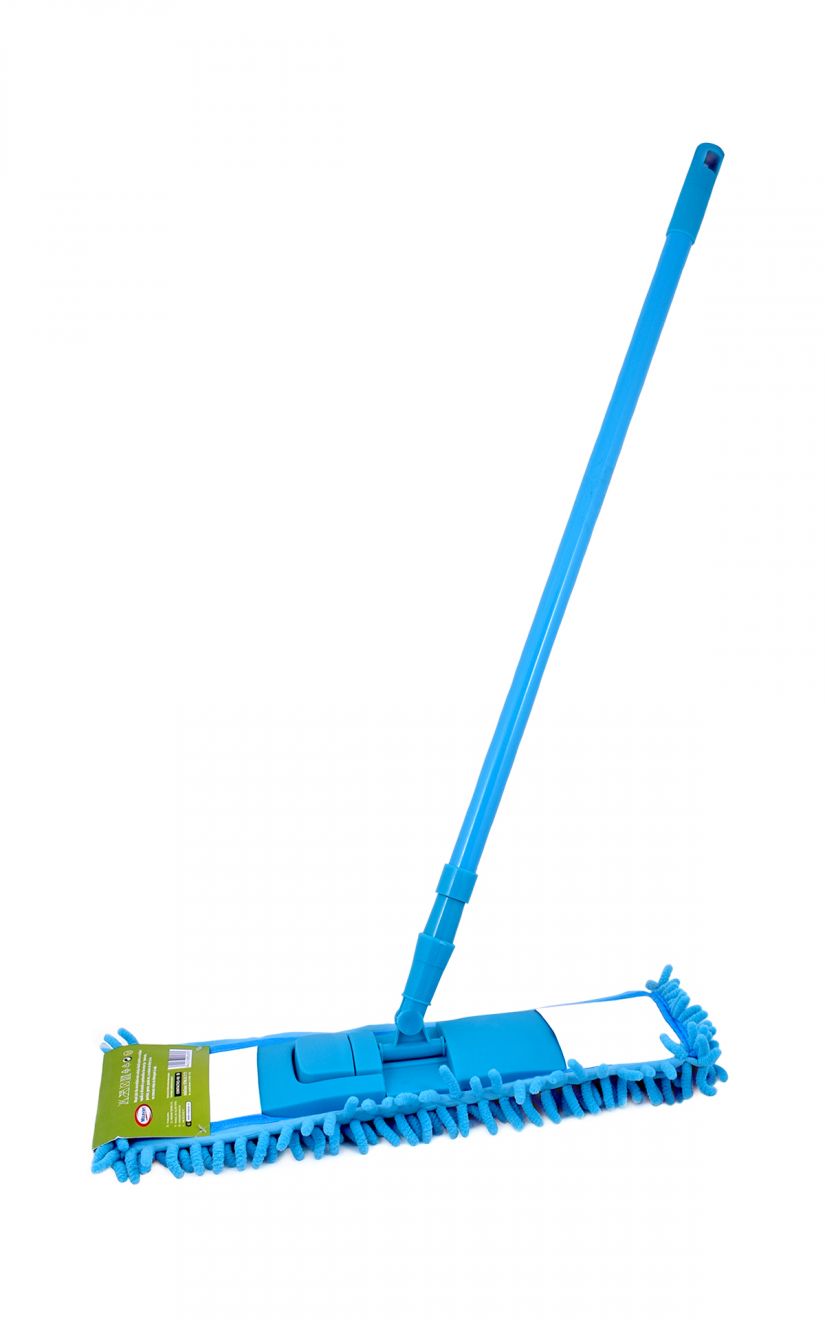 Mop plat din microfibra cu coada telescopica, Chenille Misavan