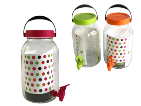 Borcan cu robinet 3l pentru limonada - BonaLux