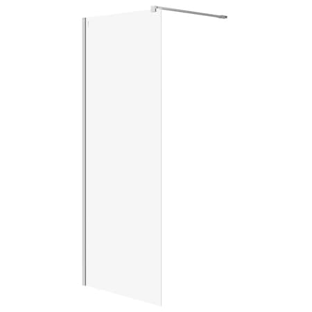 Cabina DUS Walk-IN Mille crom 80X200 sticla transparenta S161-005