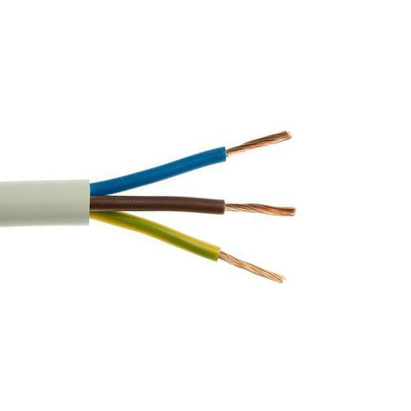 Cabluri, conductori și accesorii A05VV-F 3X6 Alb