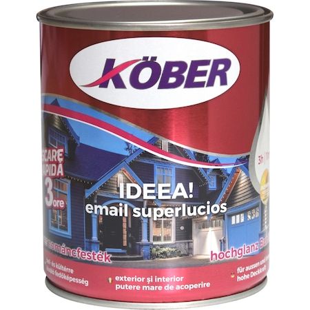 Vopsea email Kober Ideea pentru lemn/metal/sticla, interior/exterior,