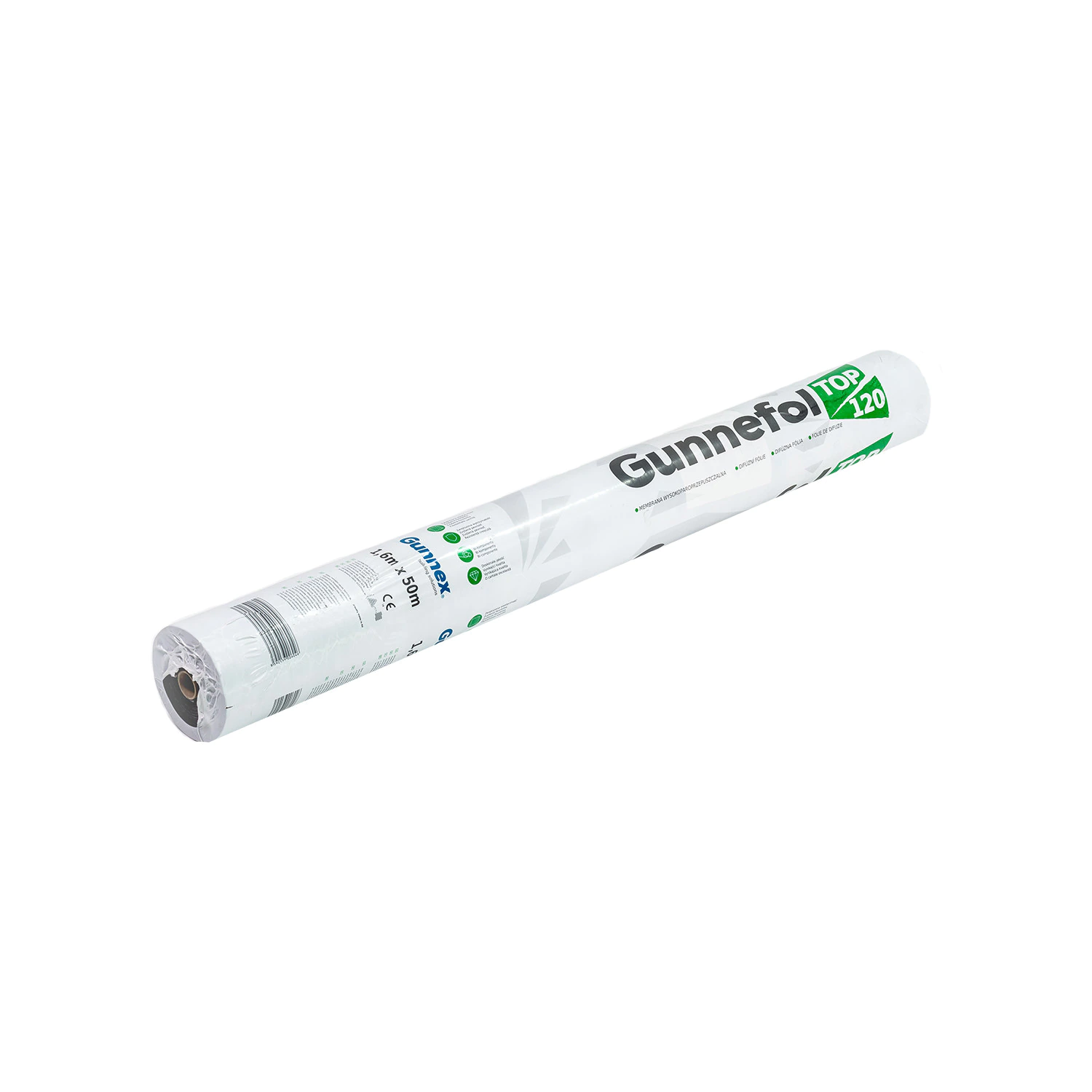 Folie de difuzie pentru acoperis Gunnefol Top 120, 1.6x50m, acoperire