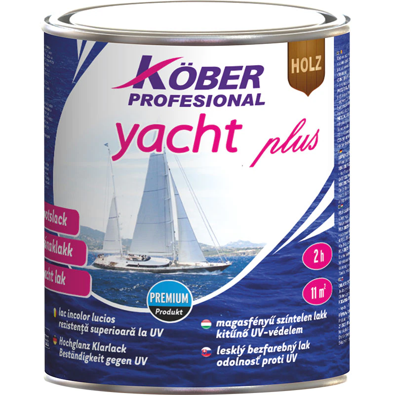 Lac pentru lemn Kober Yacht Plus, incolor, interior / exterior, 0.75
