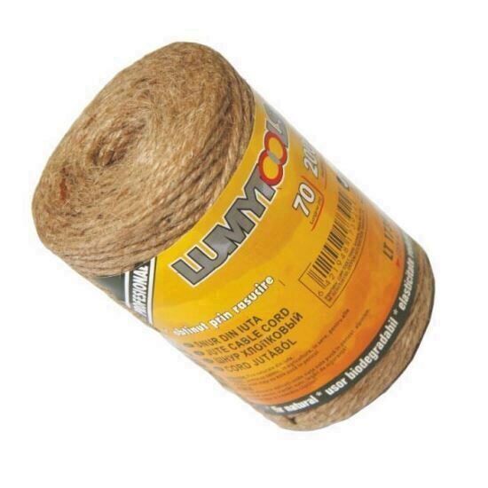 Lanturi, funii, chingi, carabine snur din iuta 70m/200gr-17392