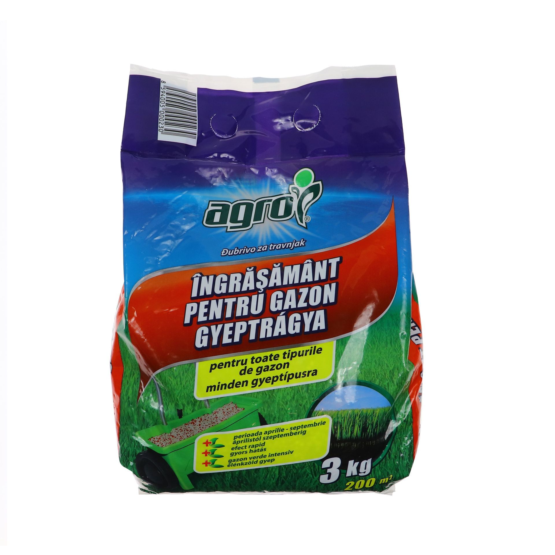 Agro Ingrasamant Pentru Gazon 3KG BonaLux Agro Ingrasamant Pentru Gazon 3KG BonaLux