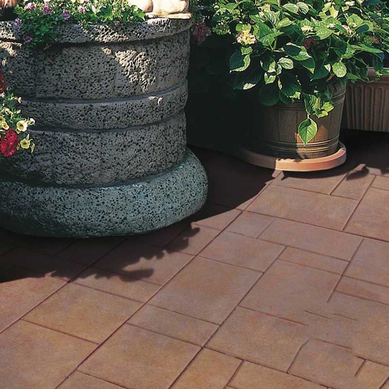 Pavele si borduri de beton RETTANGO 30/20/6 brun Roscat