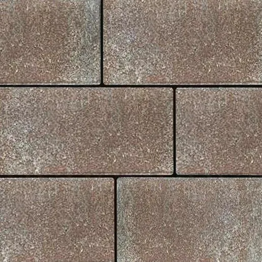 Pavele si borduri de beton RETTANGO Combi 5CM gri Brun