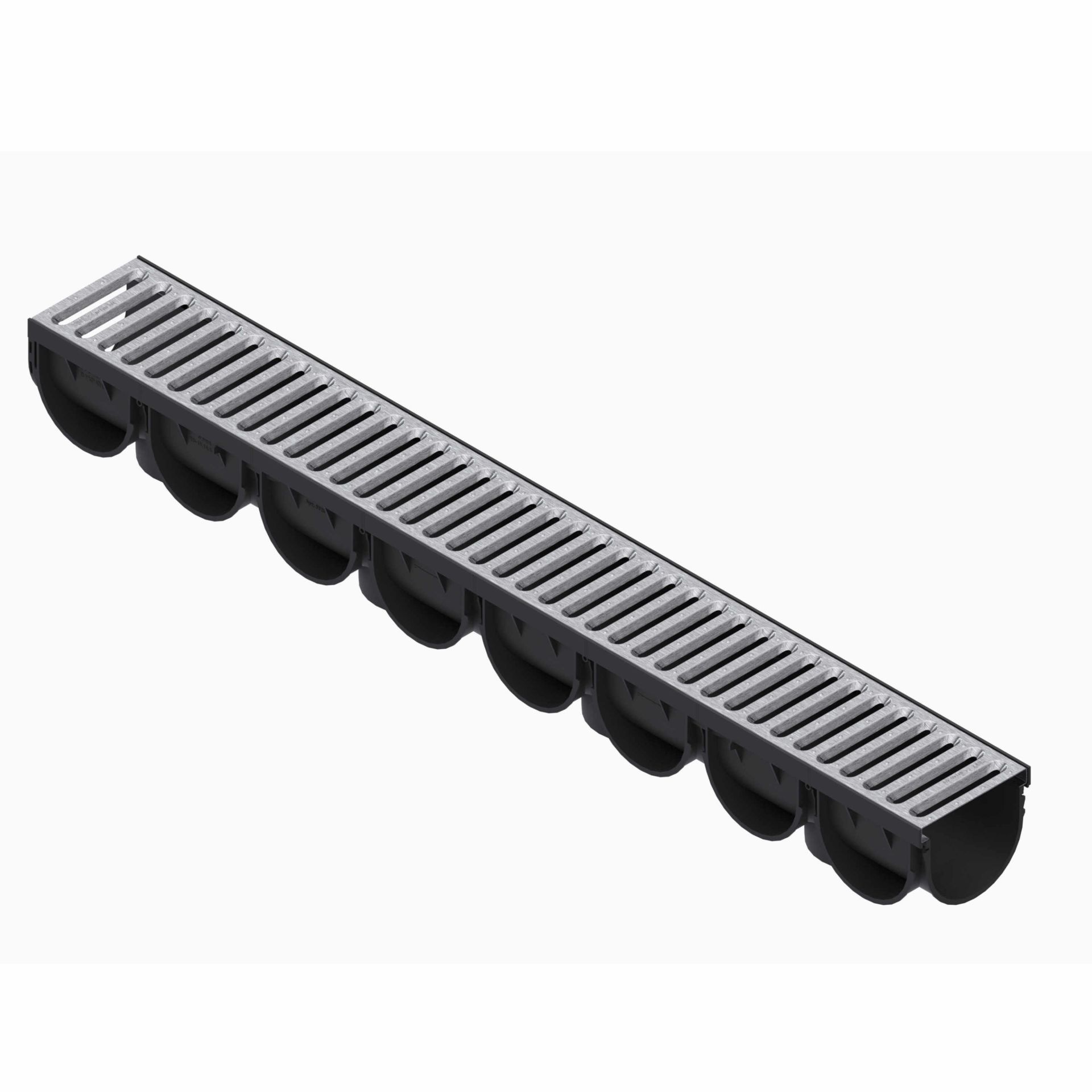 Pavele si borduri de beton Rigola cu grilaj metalic 130x120x1000mm