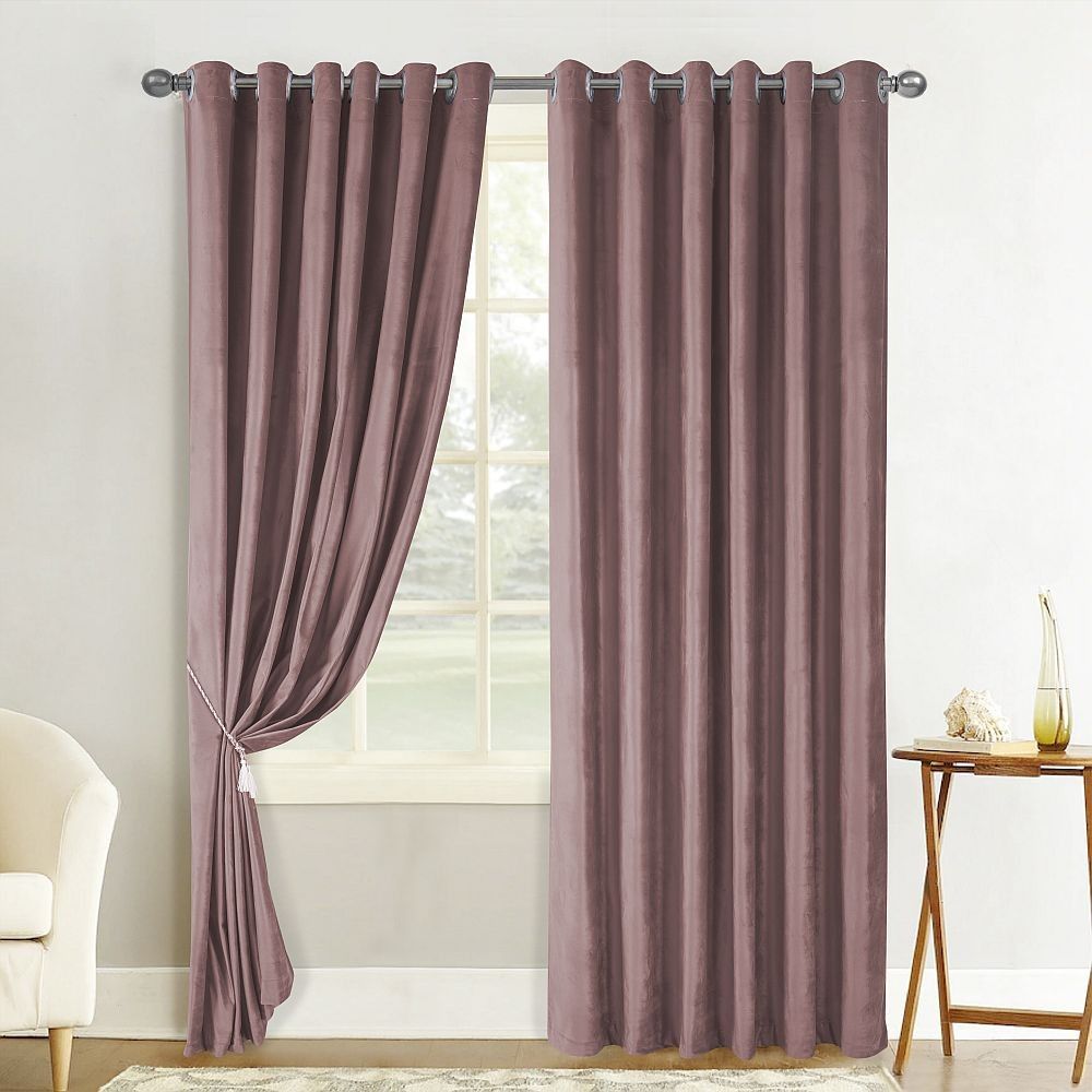 Perdele si draperii draperie Amelie ROZ pudra M 140*245 Cm