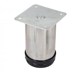Picioare pentru mobila picior de mobilier Inox reglabil crom 200mm