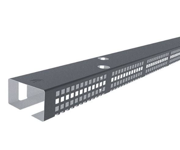 Profil de streasina ventilatie, BUDMAT, LSW D-MATT 9005, 50x31mm,