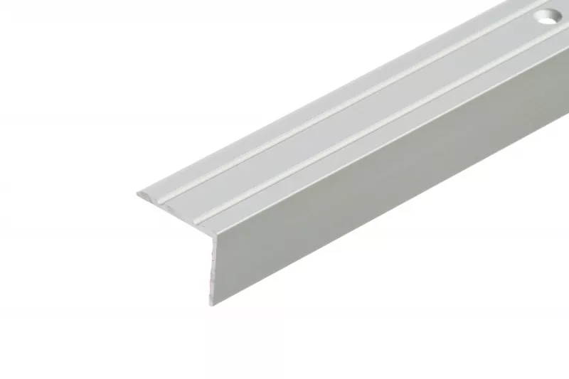 Profil aluminiu pentru treapta, PM3281, argintiu, 900 x 25 20 mm