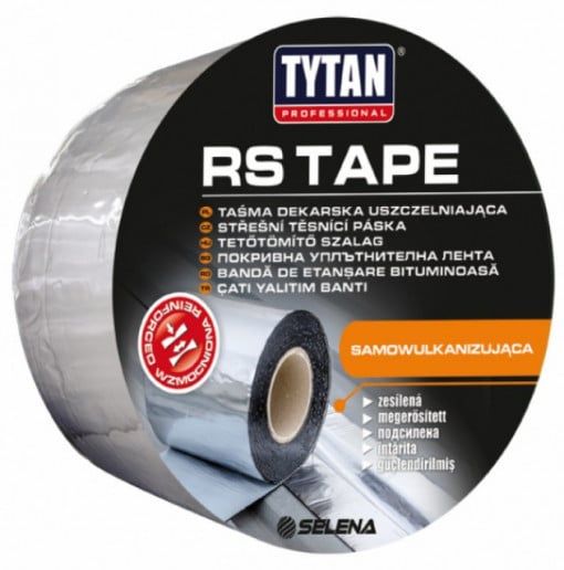 Banda bituminoasa autoadeziva, aluminiu, Tytan Professional, 10 m x