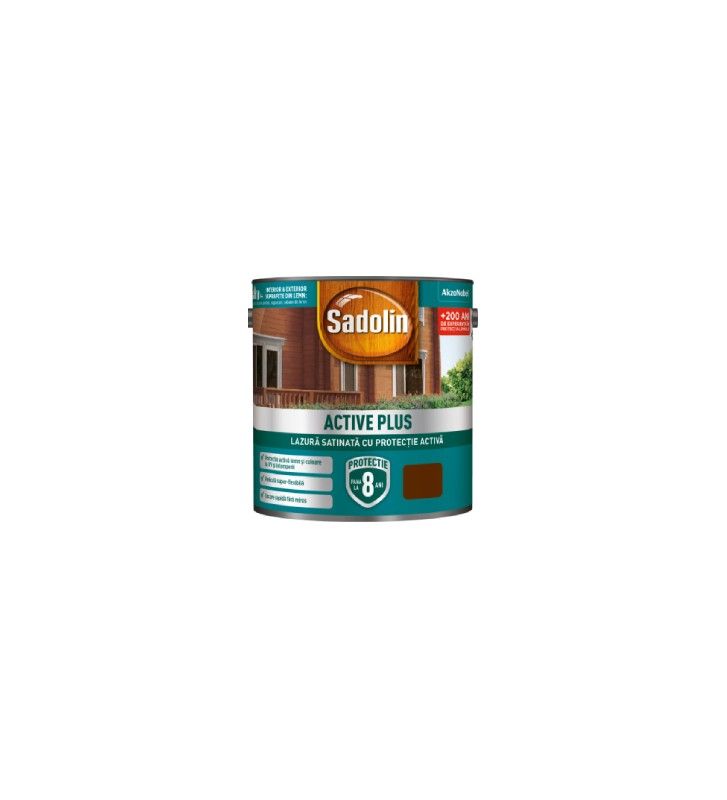 Sadolin Active Plus WB Lazura SATINATA-APA Incolor 2.5l