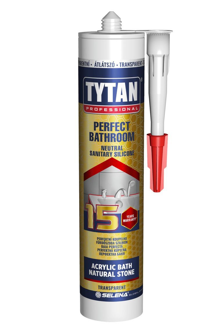 Silicon pentru Baie Neutru Alb 280ml Tytan