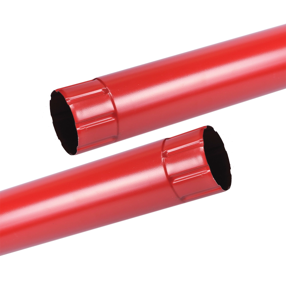 Sistem jgheab-burlna din PVC burlan rosu D.80X1.8L. 3ML