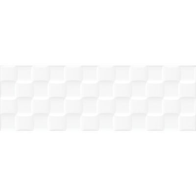 Faianta de baie si bucatarie CARNEVAL 600X200 alb patrate 1.20 Mp/cut