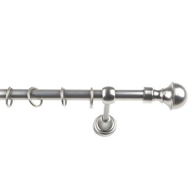 Galerii perdele, sine SET galerie metalica 20mm simpla 240CM Inox