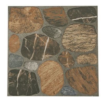 Gresie portelanata de exterior/interior RIO Brown 45/45 8649