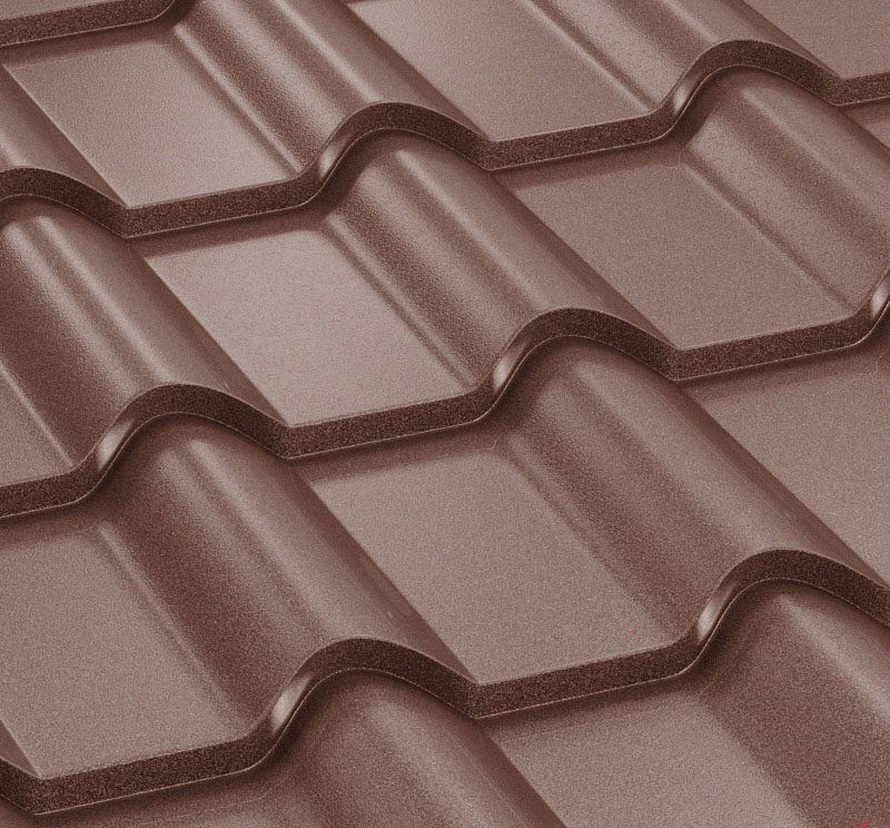 Tigla metalica, Bilka Balcanic, 35 RAL 8017MAT, 1530x1180mm