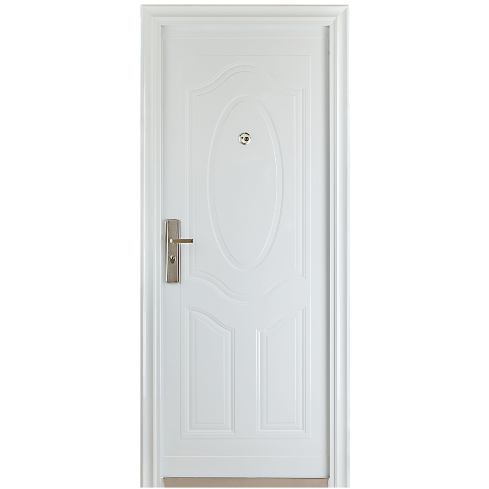 Usi de intrare exterioara USA metalica REG-10B alb Dreapta