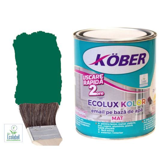 Vopsea pentru lemn / metal, Kober Ecolux Kolor, interior exterior, pe