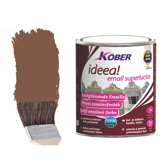 Vopsea email Kober Ideea pentru lemn/metal/sticla, interior/exterior,