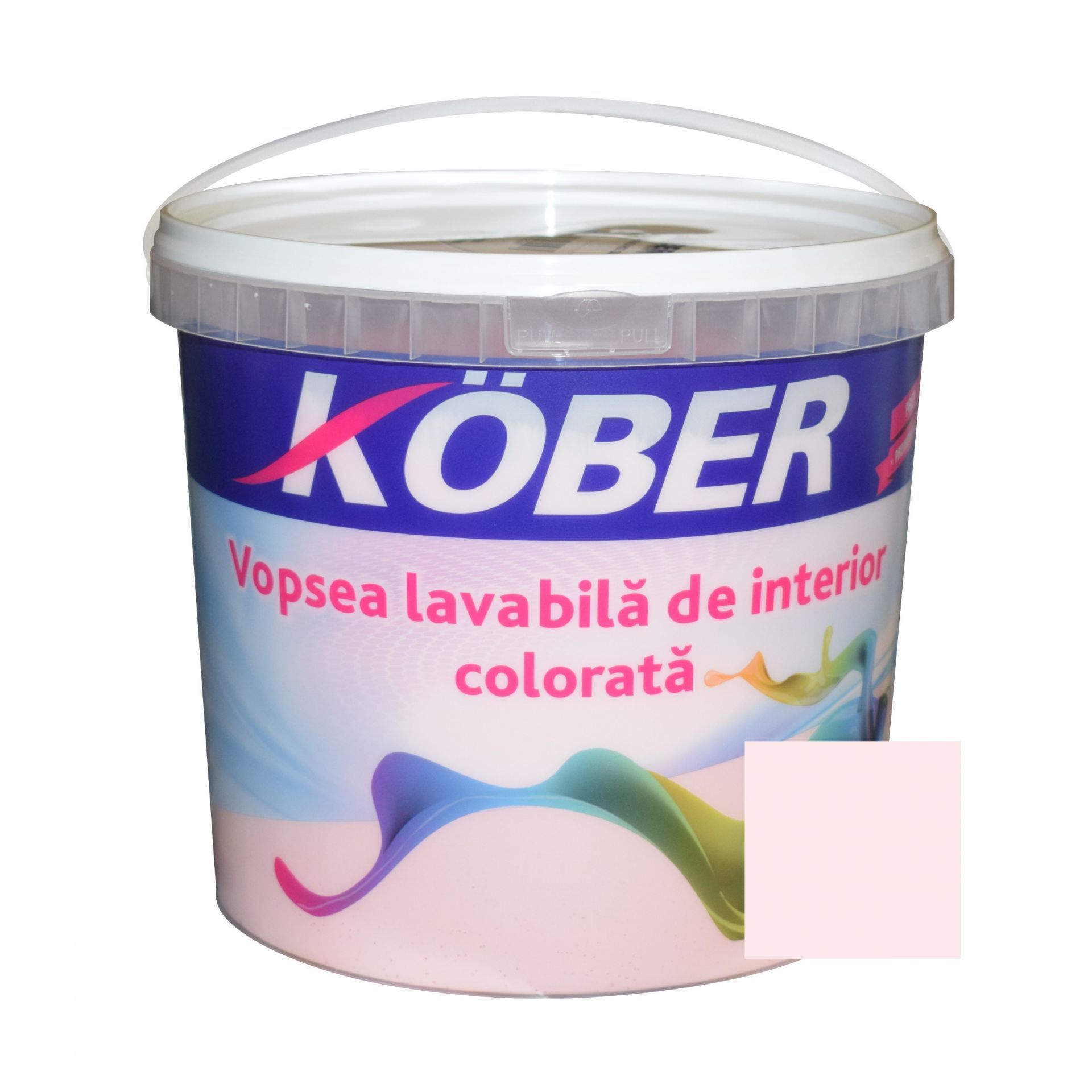 Vopsea lavabila interior, Kober, roz quartz V8320, 8.5 L