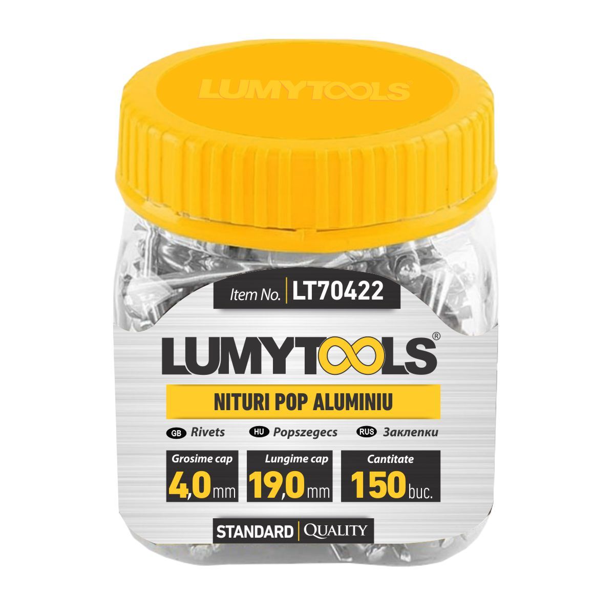 Nituri POP aluminiu 4.8X9.6mm 200 Buc - BonaLux